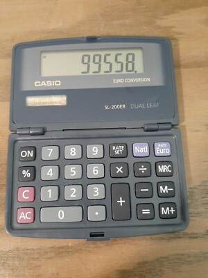 Casio Solar SL 200er Dual Leaf | eBay