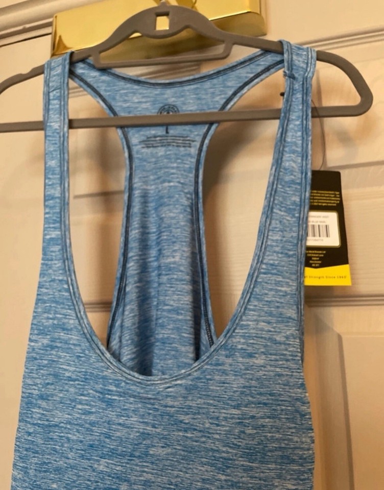 Golds Gym Stringer Vest Mens Muscle Joe Training Workout Sleeveless ...