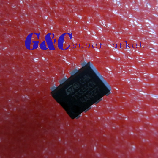 50PCS TS555CN 555 DIP8 ST IC, TIMER LOW POWER CMOS D4 | eBay