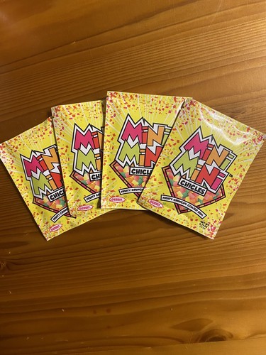 Mini-Mini Chicles - 4 Pks - 0.79oz Packets -Bubble Gum- Retro Candy ...