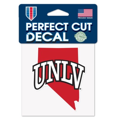 UNLV Rebels 4 Inch NCAA Color Perfect-Cut Decal Sticker *Free Shipping ...