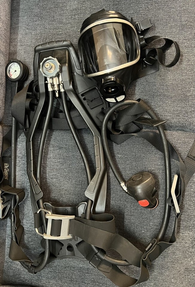 DRAGER PASSLITE TYPE 2 SCBA SET SELF CONTEINED BREATHING APPRATUES 300 ...
