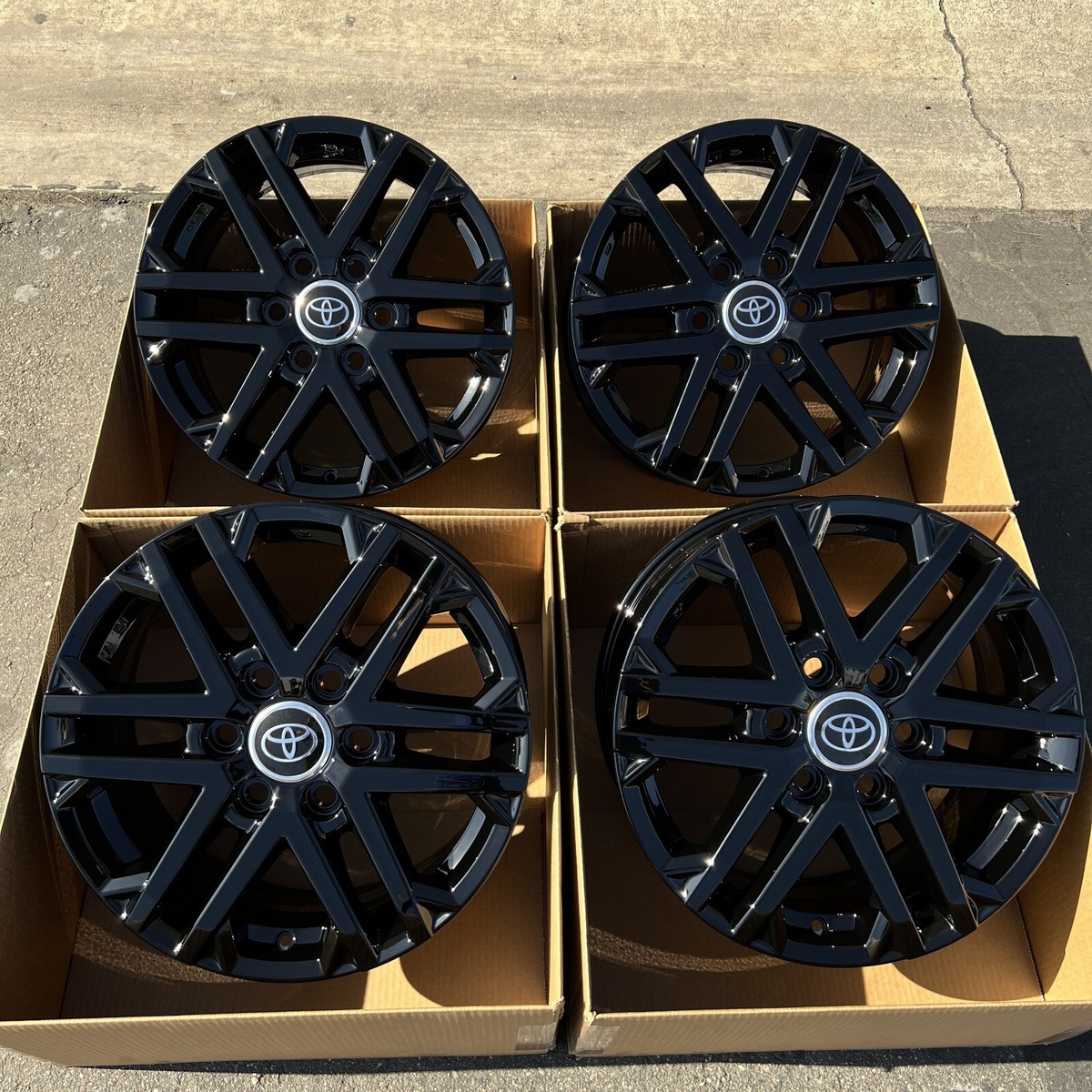 Toyota Rims Powder Coated