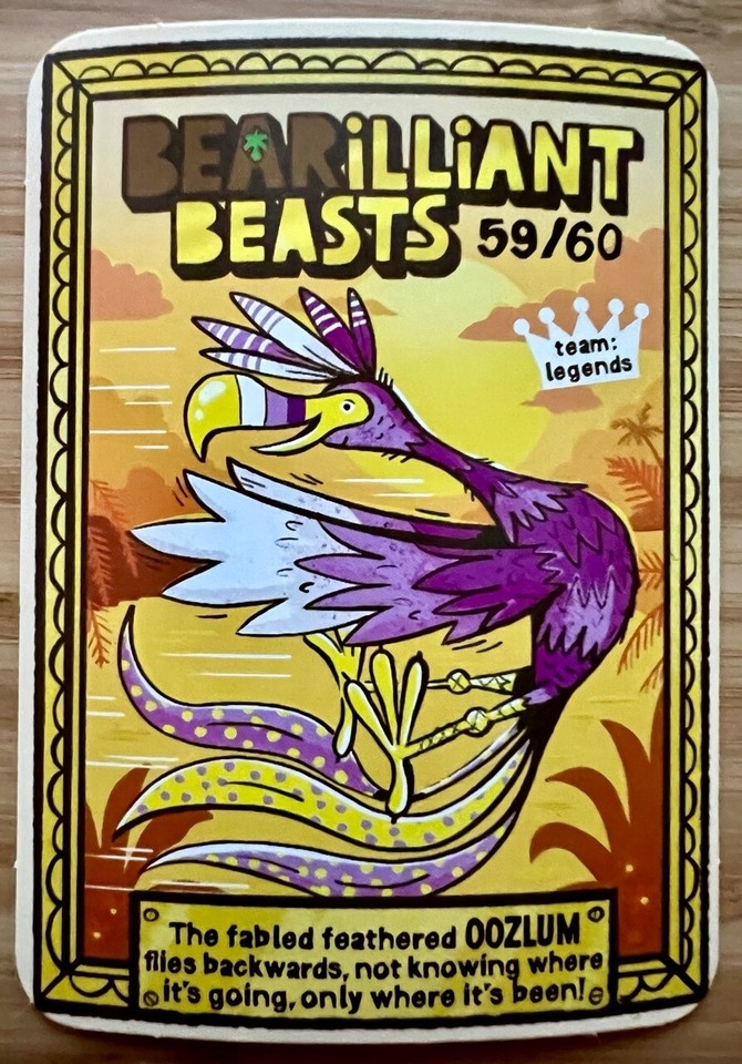 YoYo Bear Cards 2023 Bearilliant Beasts - GREAT CONDITION - ALL ...