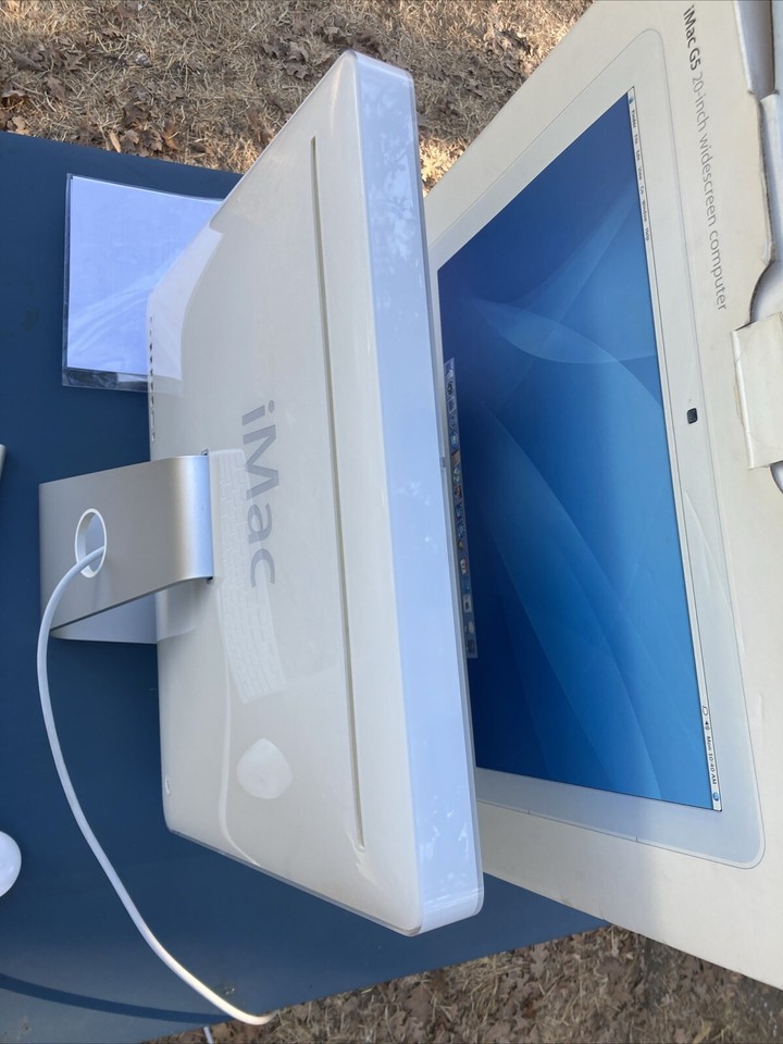 VTG 2005 Apple iMac PowerPC G5 20" Model A1145 1.5 GB RAM W Original ...