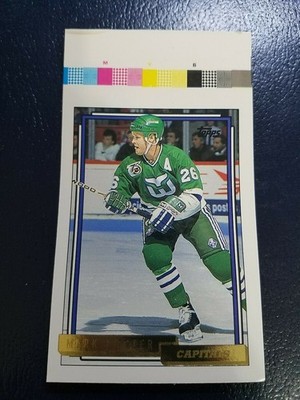 Mark Hunter Washington Capitals #36 1992 - 1993 NHL Hockey Topps Gold ...