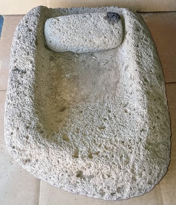 Native American Hohokam Grinding Stones A Metate And Mano Stone From ...