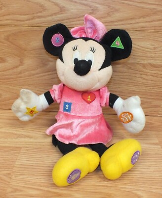 Disney KCare Talking Minnie Mouse Educational Stuffed Animal 12" Inches ...