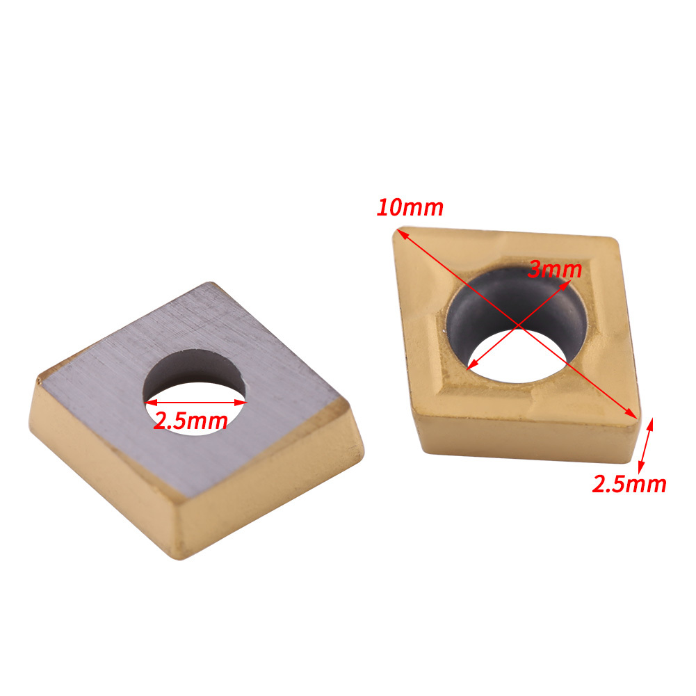 10pcs CNC Carbide Tips Inserts Blade Cutter Lathe Turning Tool + Box ...