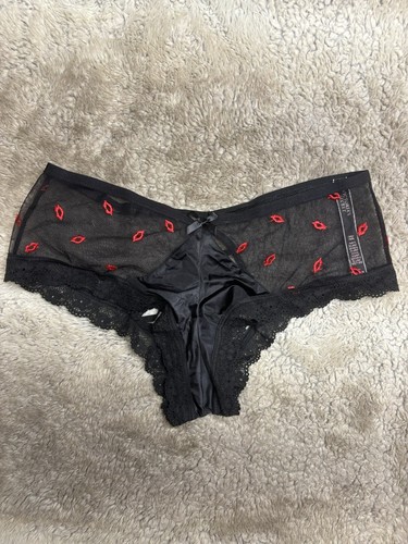 Vintage VALENTINES DAY Victorias Secret Cheeky Kiss Panties Size M | eBay