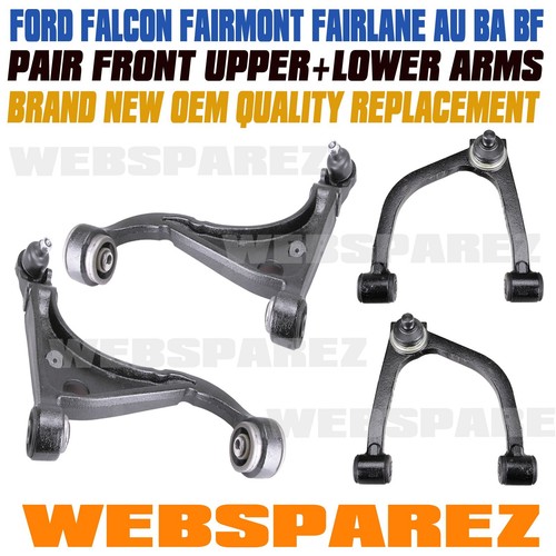 UPPER & LOWER Front Control Arm Arms fits Ford Falcon BA BF AU2 AU3 ...
