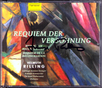 Helmut RILLING Signiert REQUIEM Berio Penderecki Rihm Schnittke Kurtag ...