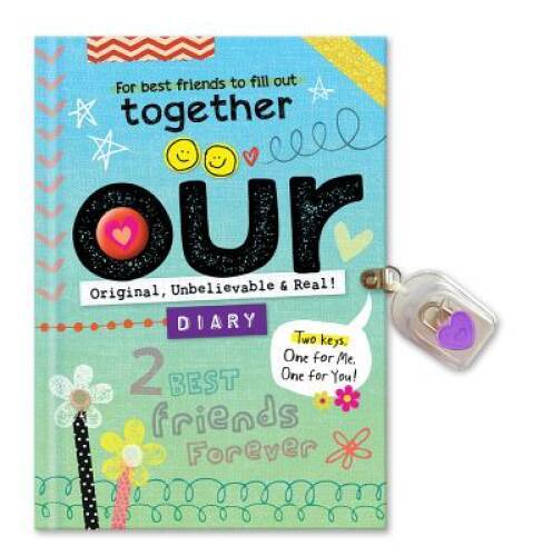Our Diary - Sparkly Lock Keys - Girls 8 - Illustrated and Activities ...