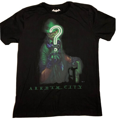 Batman Arkham City The Riddler t-shirt XXL | eBay