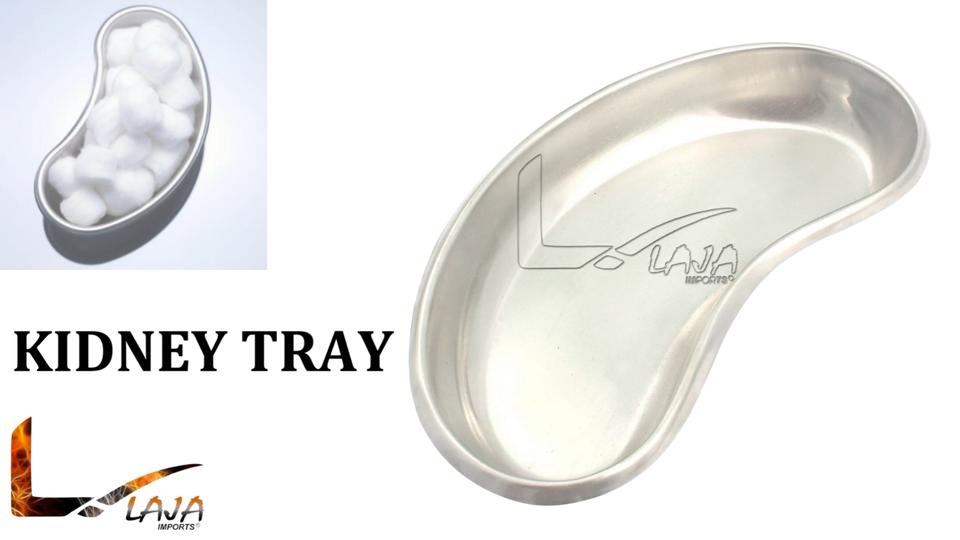 10" Kidney Bowl Tray Medical Dish Surgical Instrument Stainless Steel ...