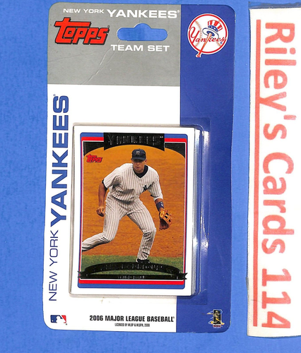New York Yankees 2006 Topps Baseball Card Team Set In Blister Pack | eBay