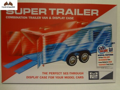 MPC Super Trailer 1:25 Scale See Through Display Case Trailer Kit ...
