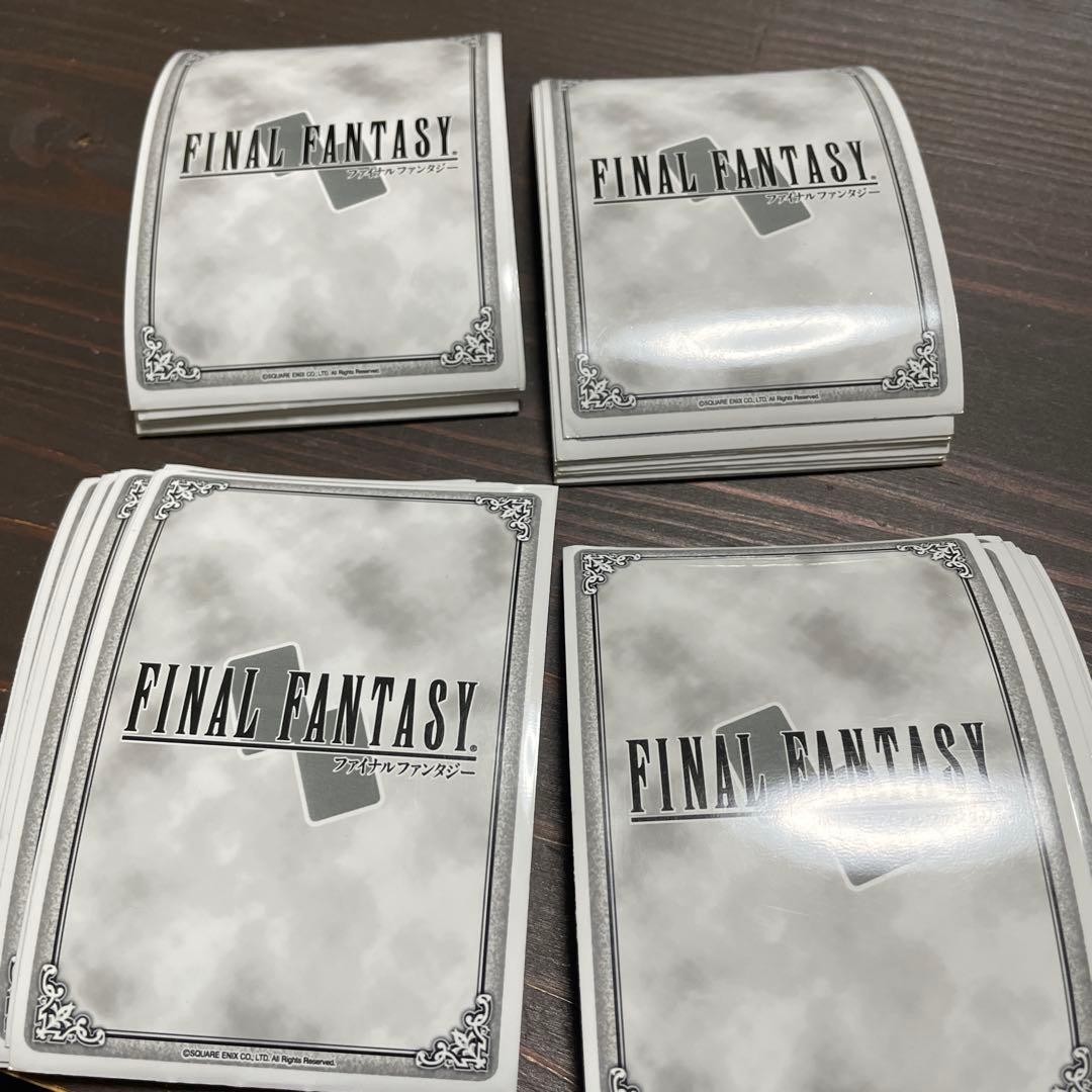 Final Fantasy Card Sleeves 40 Pieces Thick Size Compatible | eBay UK