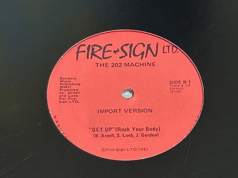 THE 202 MACHINE 12" GET UP (ROCK YOUR BODY) ~CLASSIC SELLER PICK~ | eBay