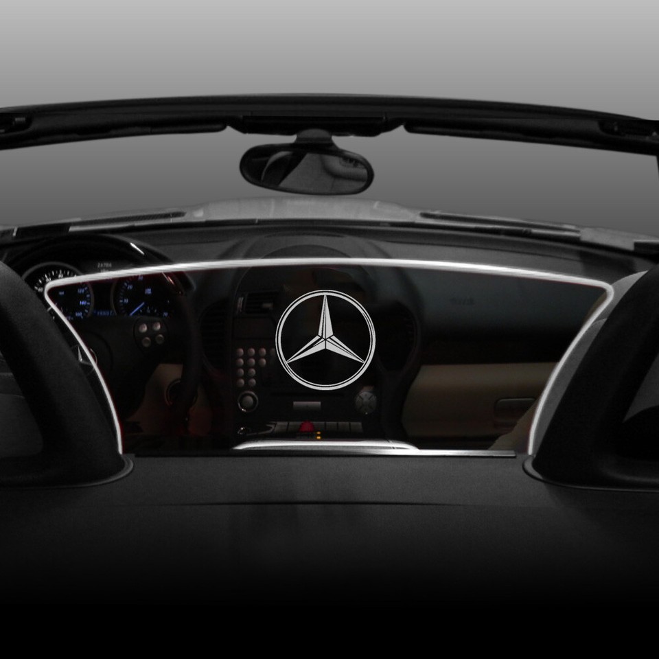 Mercedes SLK Wind Screen Deflector fits year models 2005-2011 lighted ...