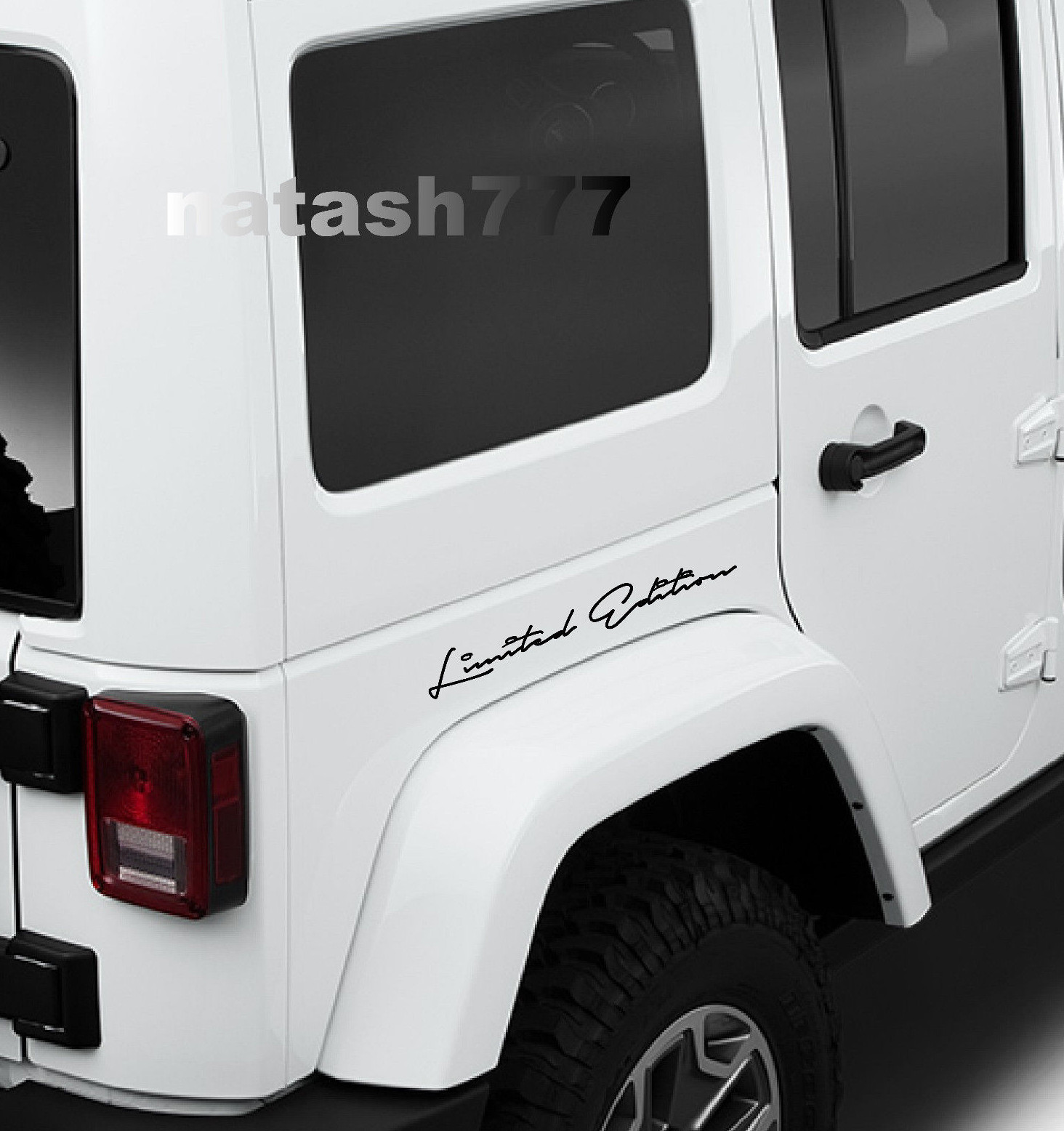 LIMITED EDITION Sport Vinyl Decal sticker emblem logo BLACK Fits: JEEP ...