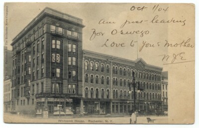 Rochester NY Whitcomb House Hotel c1904 Postcard ~ New York | eBay