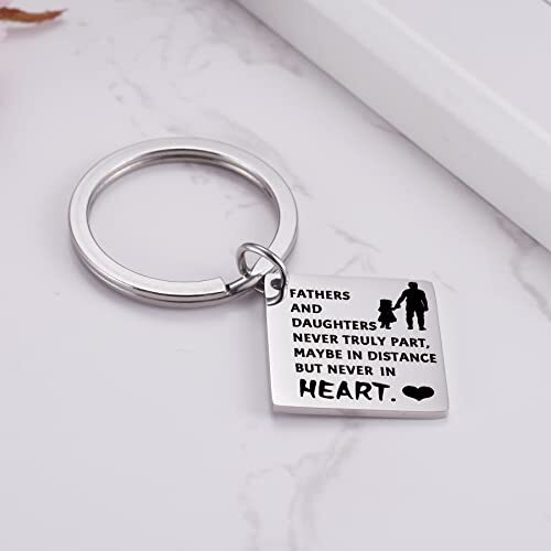 Father and Daughter Keychain Gift for Daughter from Dad Father to ...