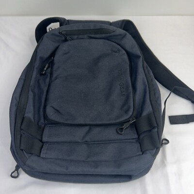 Swiss Gear Airflow Backpack All Black Multi Compartments Lap Top Sleeve ...