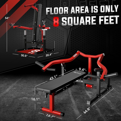 Bench Press Machine Dimensions