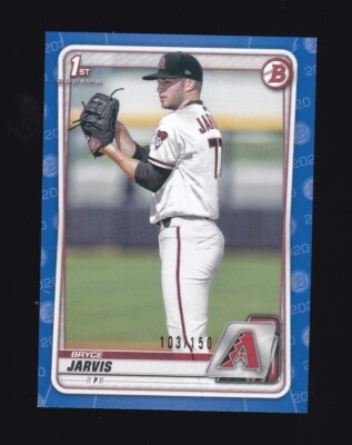 2020 Bowman Draft Prospects 1st Blue Bryce Jarvis 103/150 #BD-127 ...