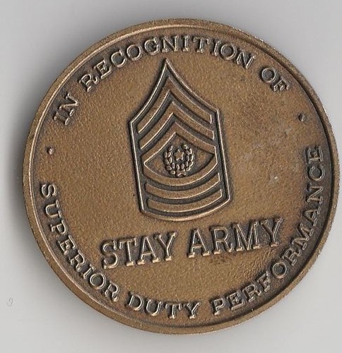 Army Materiel Command CSM Challenge Coin 1.5 "DIA | eBay