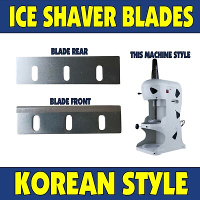 Korean Ice Machine Blades Taiwan Shaved Ice Shaver Blade Sno Snow Cones ...
