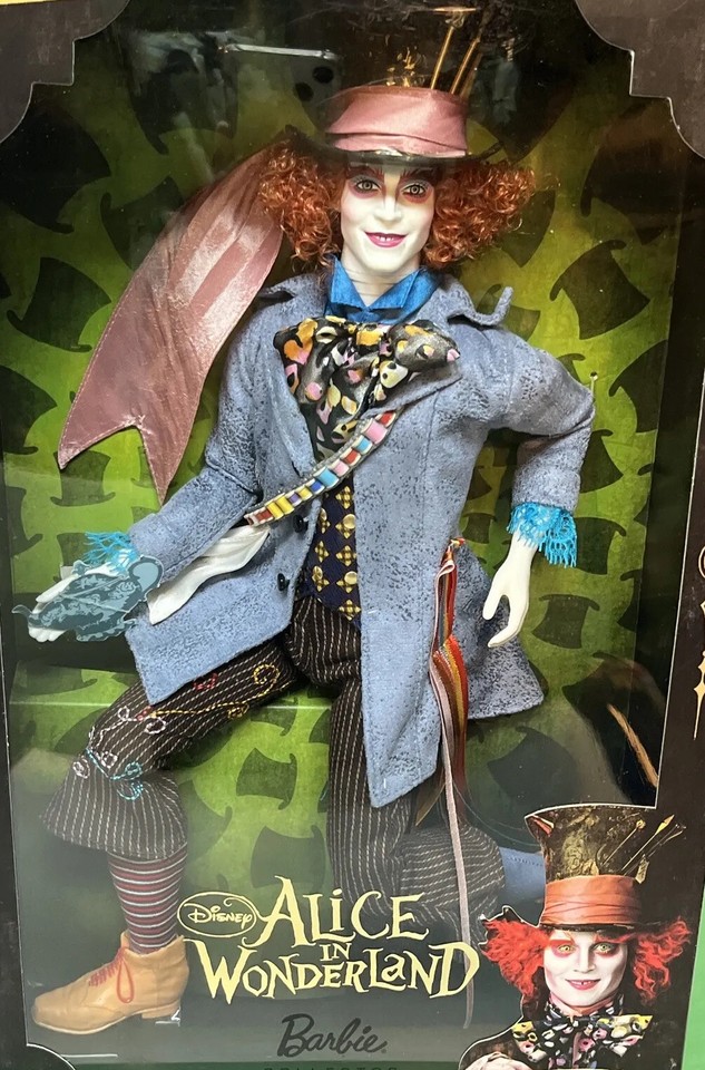 Barbie Alice In Wonderland Ken as The Mad Hatter T2104 Mattel 2010 ...