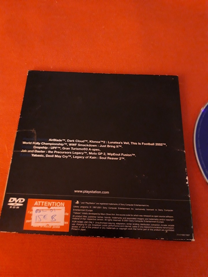 Demo Disc PBPX-95506 Klonoa 2 Dark Cloud Air Blade PS2 sony PLAYSTATION ...