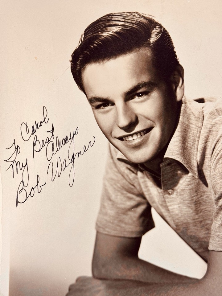 Robert Wagner Signed Photo Inscribed to Carol Burnett Vintage Hollywood ...