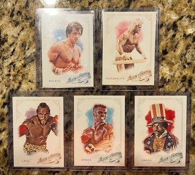2015 TOPPS ALLEN GINTER ROCKY SET DRAGO LANG THUNDERLIPS CREED LOT (5 ...