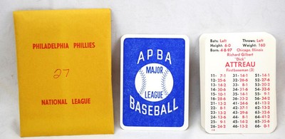 1927 APBA MLB Baseball 25 Player Card Set Philadelphia Phillies | eBay