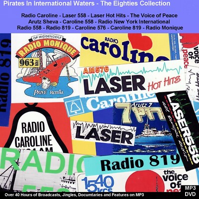 Pirate Radio The 80s Collection Caroline, Laser 558 Monique | eBay