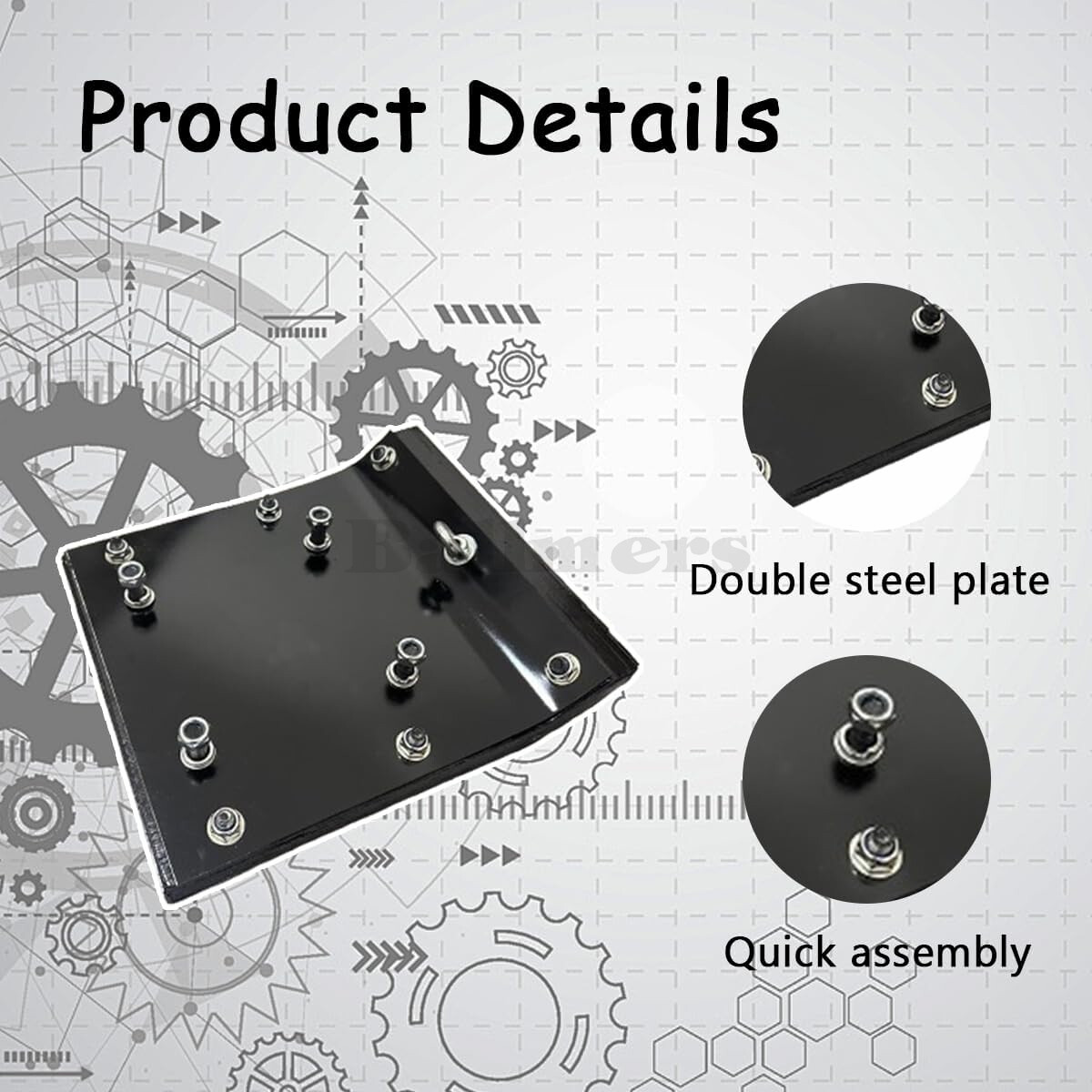 Multiquip 11" Shoe Kit MT54F, MT55F, MTX60, MTX70, MT-76D, MTX80, MTX70 ...