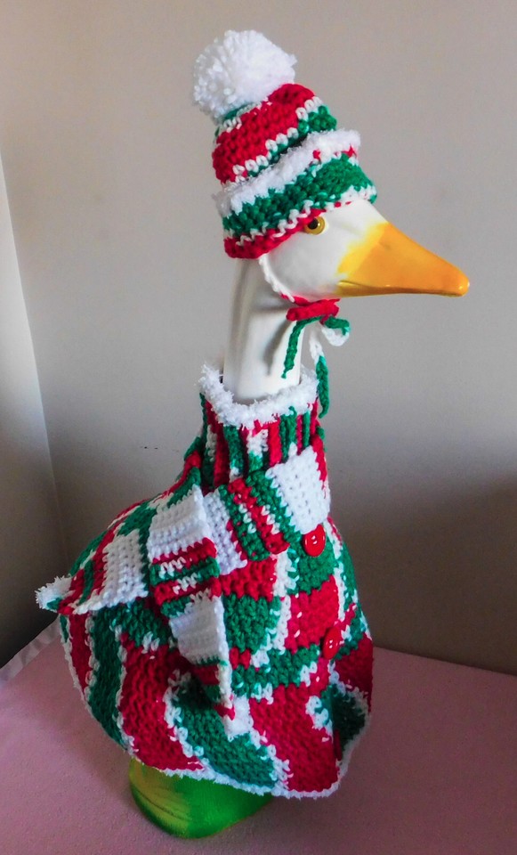 Goose Sweater, Porch Goose Sweater, Outdoor Decor, Goose Outfit, Goose ...
