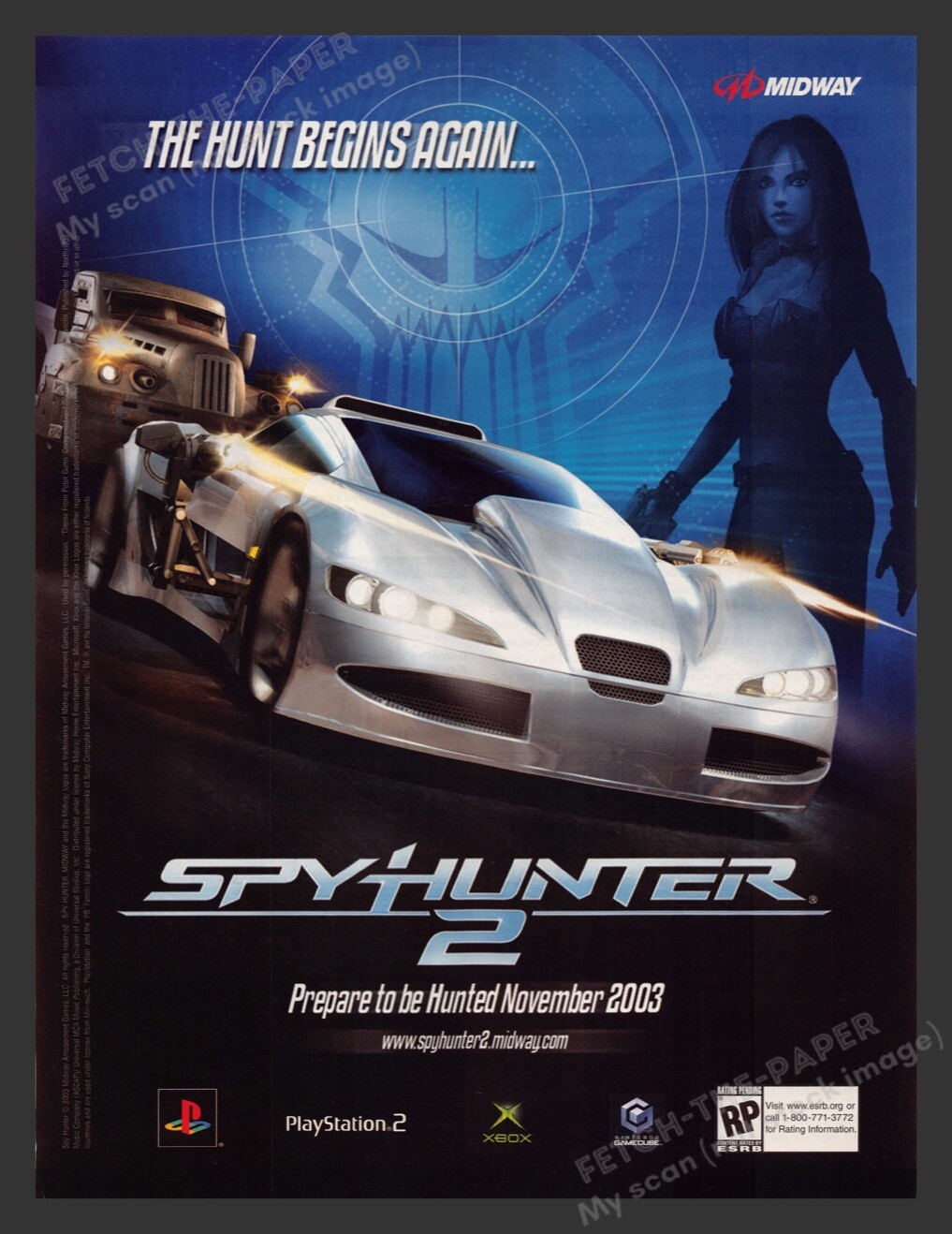Spy Hunter 2 Video Game 2000s Print Advertisement 2003 | eBay