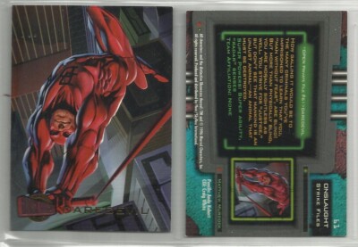1996 Marvel Ultra Onslaught (Fleer) "Base Trading Card" #61 DAREDEVIL ...