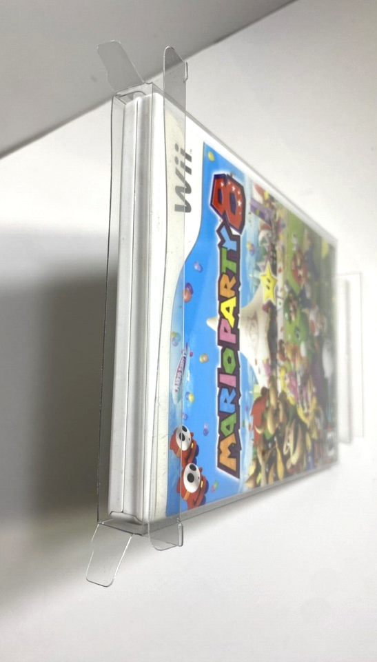 Clear Game Case Protector Sleeve for Gamecube/Wii/Xbox 360/PS2 *Multi ...