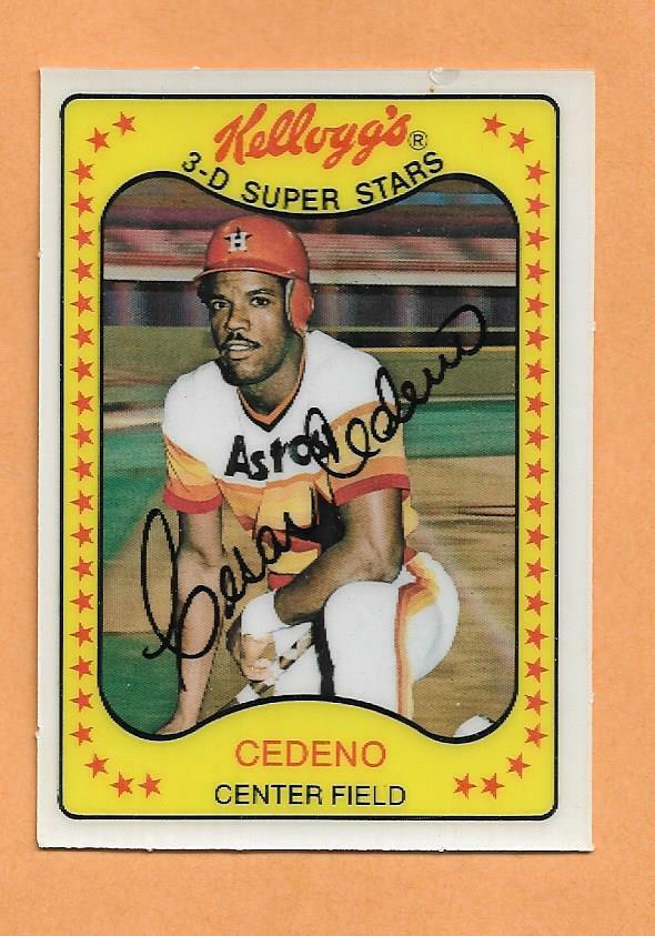 CESAR CEDENO 1981 KELLOGG'S 3-D SUPERSTARS CARD # 14 | eBay