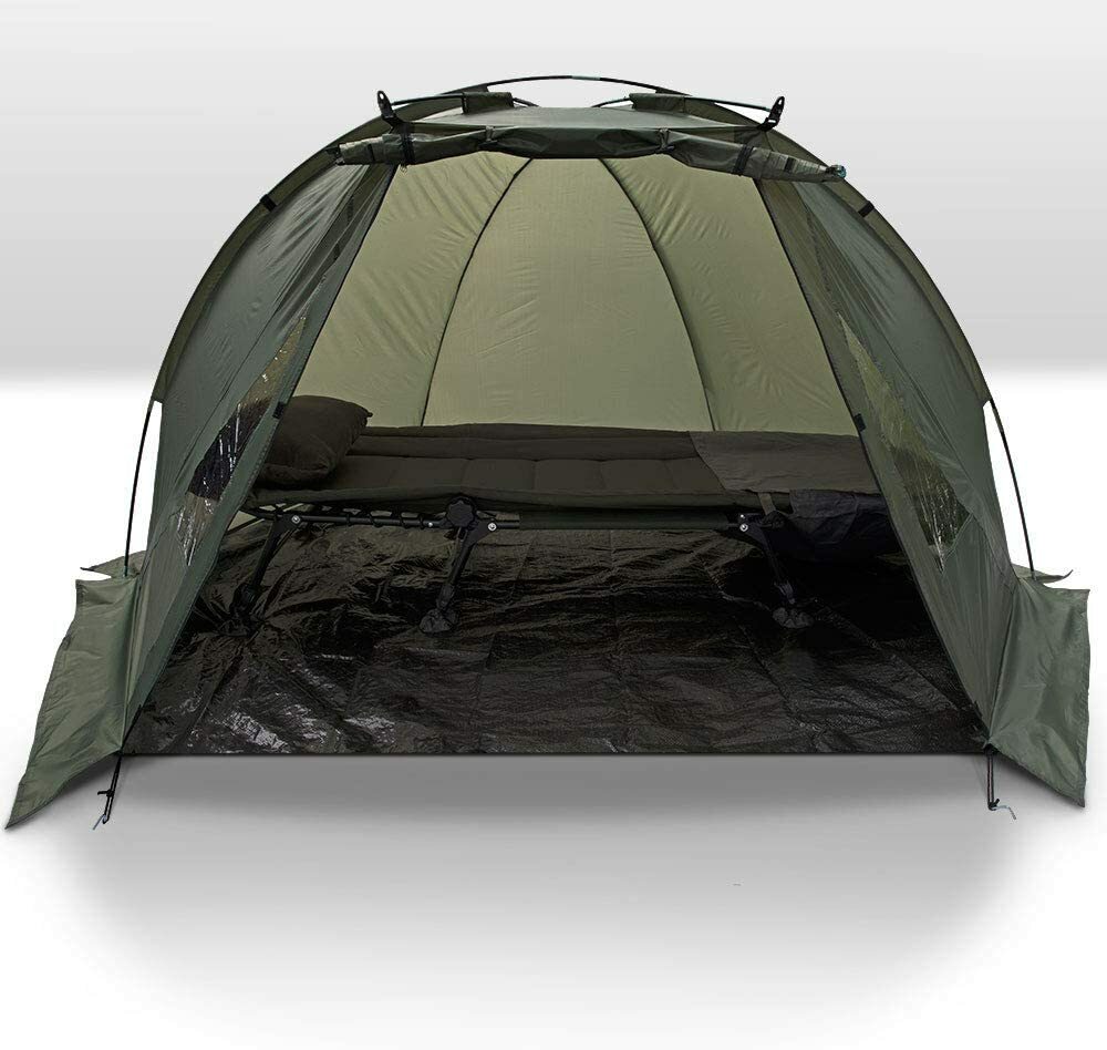 Carp Fishing Bivvy Day Shelter Tent 1-2 Man Fishing Bivvy Fits Carp ...