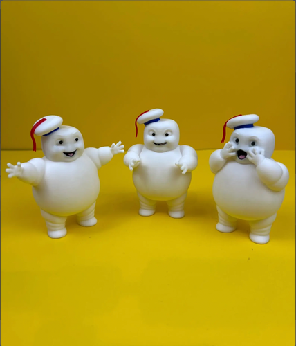 Ghostbusters Mini Stay Puft Marshmallow Man Figures - 3 Pieces | eBay