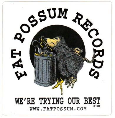 FAT POSSUM RECORDS Ltd Ed RARE Sticker! BLACK KEYS DISTRICTS YUCK ...