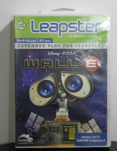 Wall-E Leapster D'Apprentissage Jeu Pre-k & 1st Math Spelling Leap Frog ...