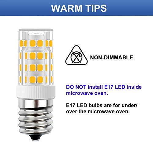 E17 Led Bulb Stovetop Light Appliance Bulb Under Microwave Oven ...