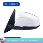 WHITE LEFT DRIVER MIRROR WITH POWER FOLD FOR BMW X1 2016 2017-2021 ...